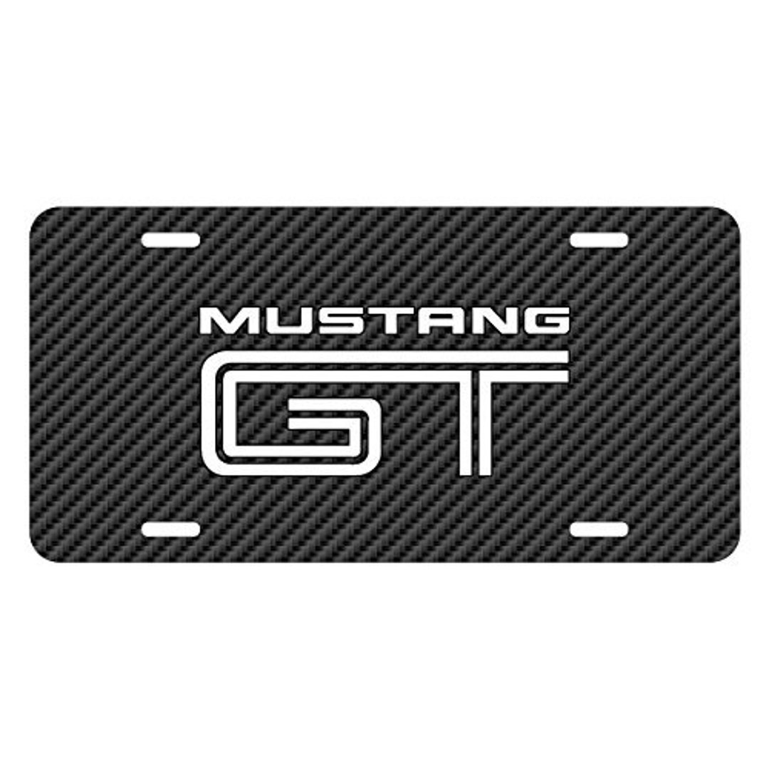 Ipick Image Made for Ford Mustang GT Black Carbon Fiber Look Graphic ...