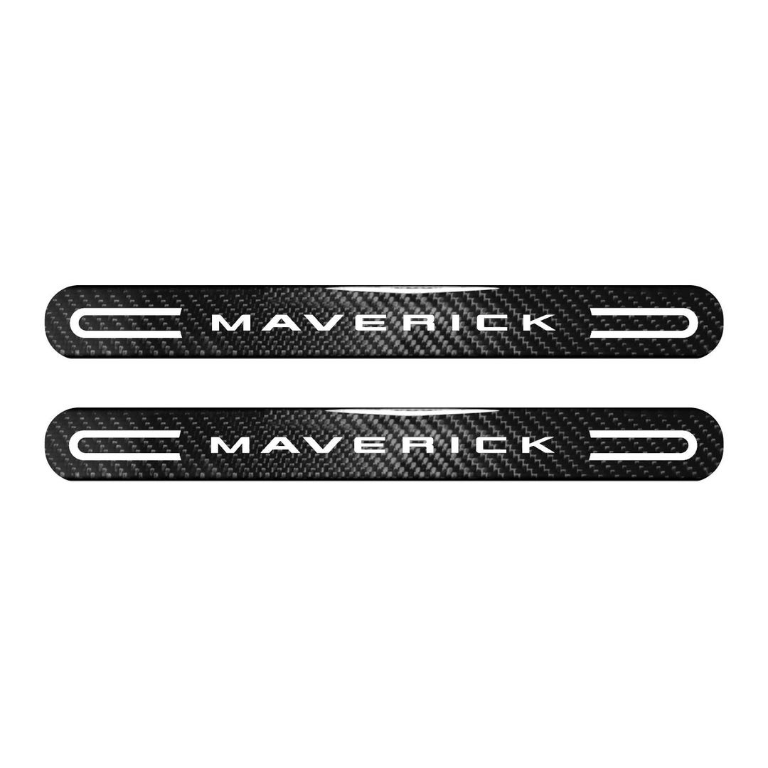 Ford Maverick Sticks Style Real Carbon Fiber 2 Pcs Universal Car Bumper ...