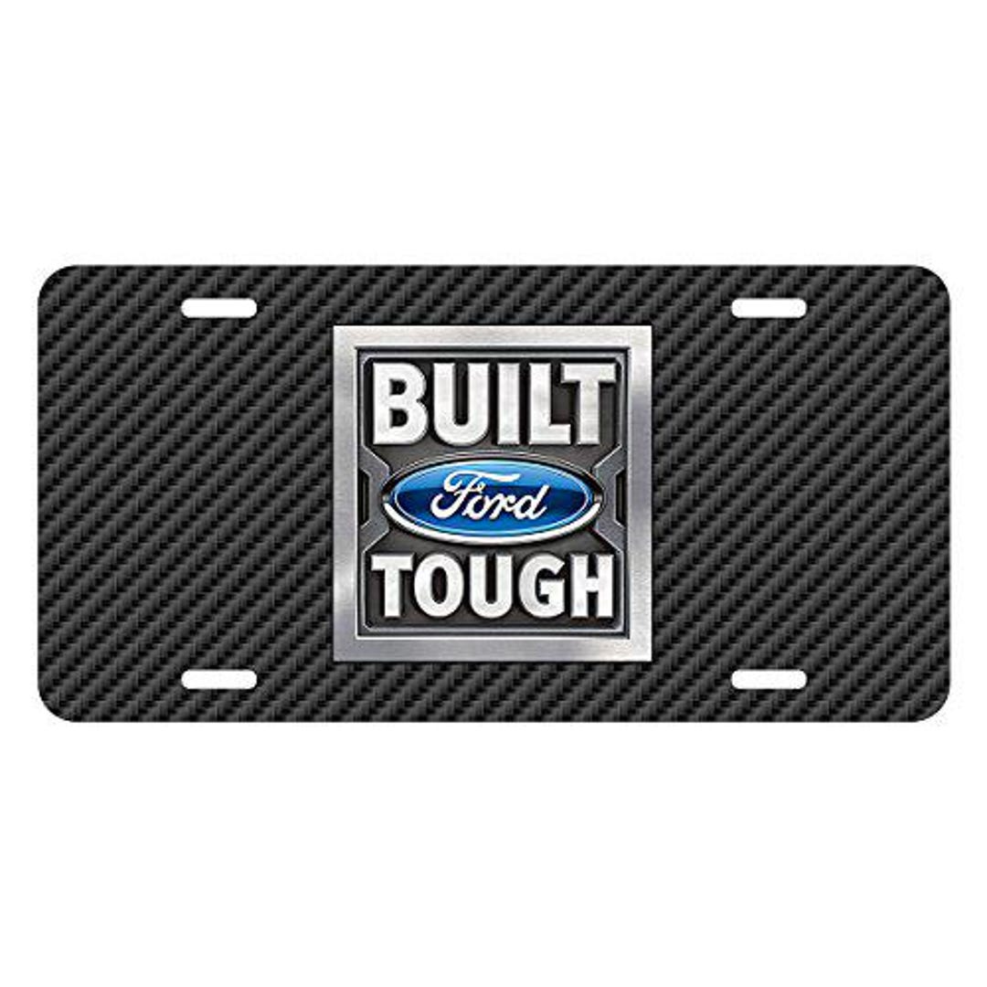 Ipick Image for Ford Built Ford Tough Black Carbon Fiber Look Graphic ...