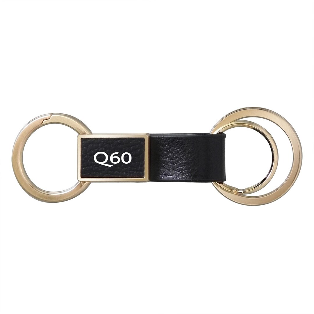Ipick Image for Infiniti Q60 Round Hook Leather Strip Double Ring ...