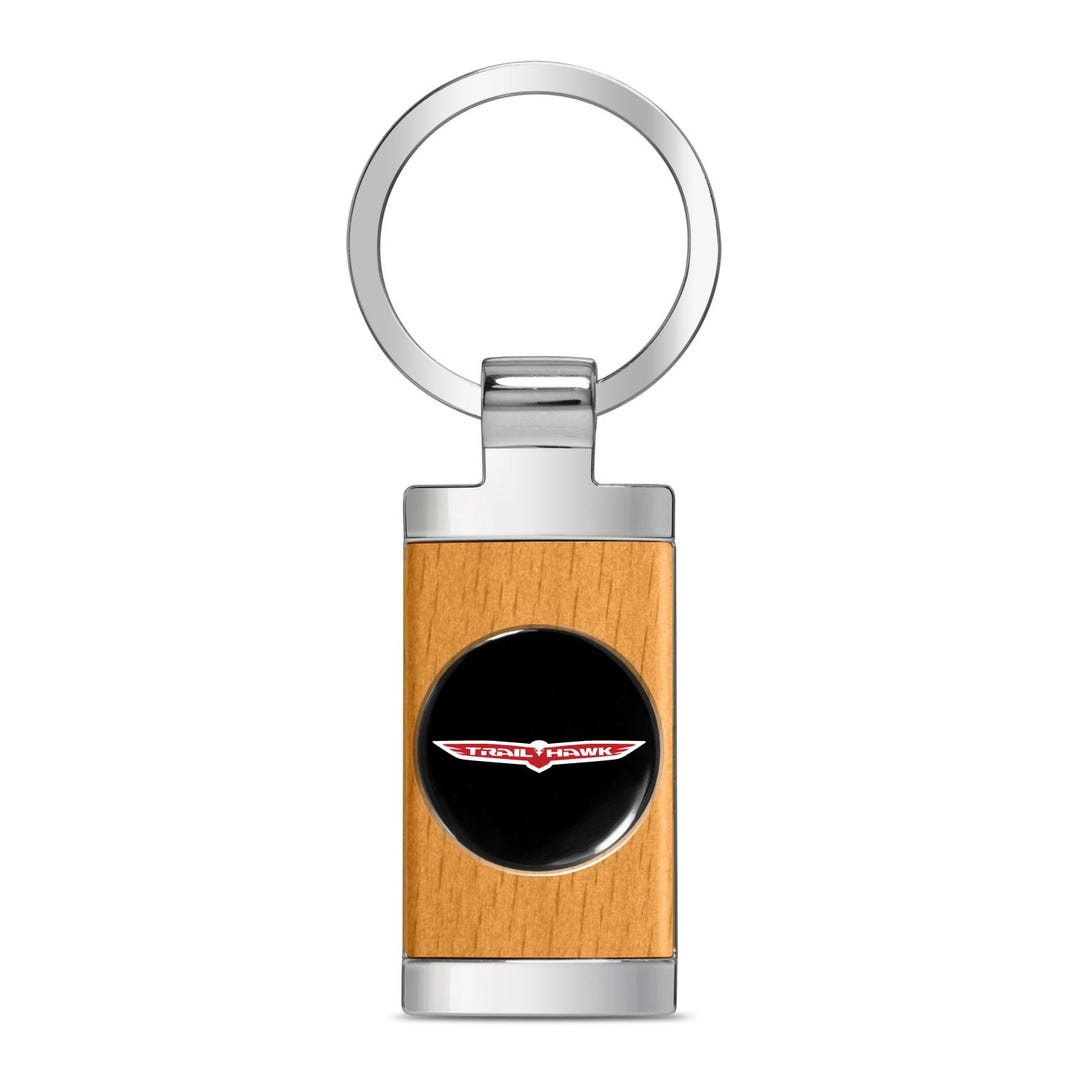 Ipick Image for Jeep Trailhawk Roundel Logo in Black on Maple Wood ...