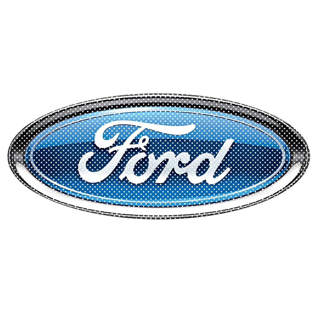 Ipick Image Made for Ford Logo Perforated Unobstructed View 12 Vinyl ...