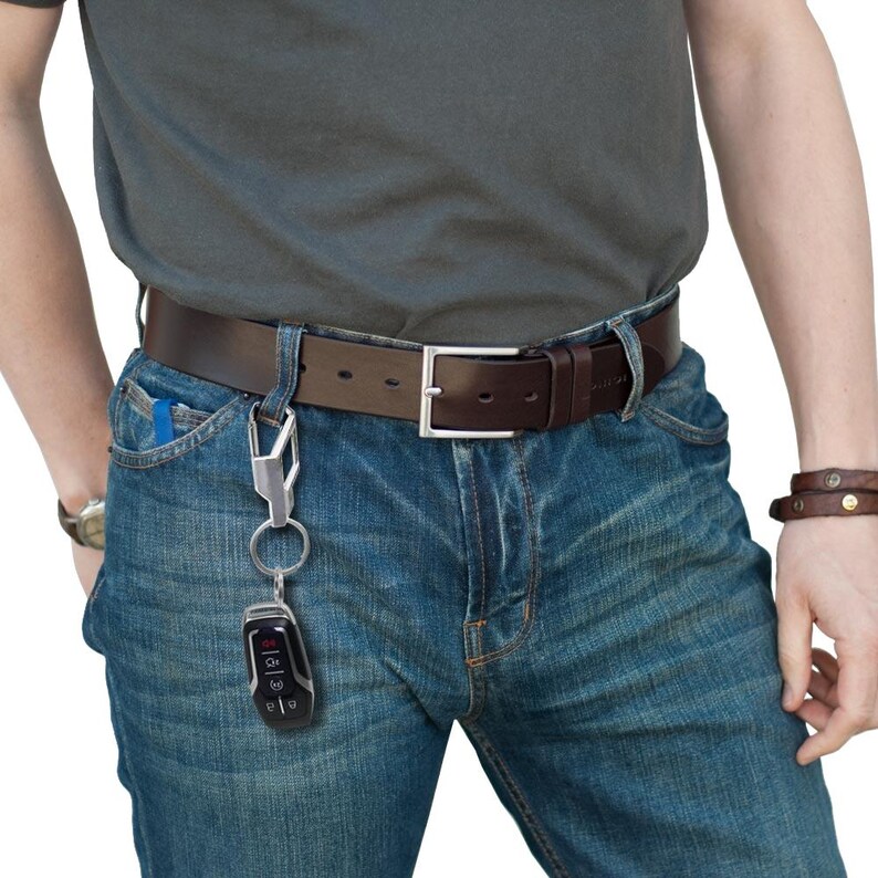 Ipick Image for Dodge SRT Logo Silver Carabiner-style Snap Hook Metal ...