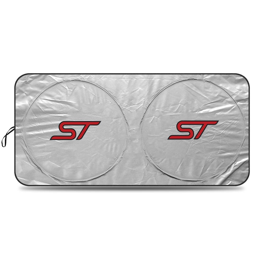 Ford Focus ST Universal Fit One-piece Easy Folding Silver Reflective ...