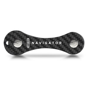 Ipick Image Made for Lincoln Navigator Real Carbon Fiber Key Holder Key ...
