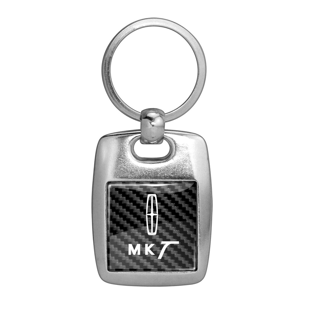 Ipick Image for Lincoln MKT Carbon Fiber Backing Brush Metal Key Chain ...