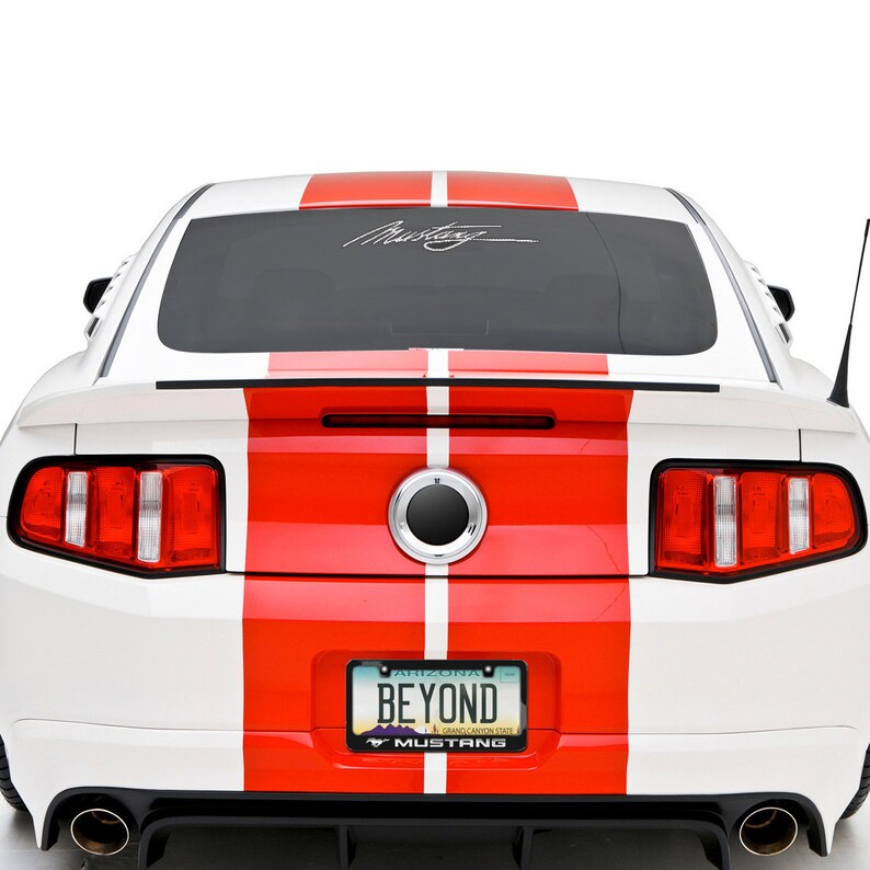 Ipick Image Made for Ford Mustang Script Perforated - Etsy