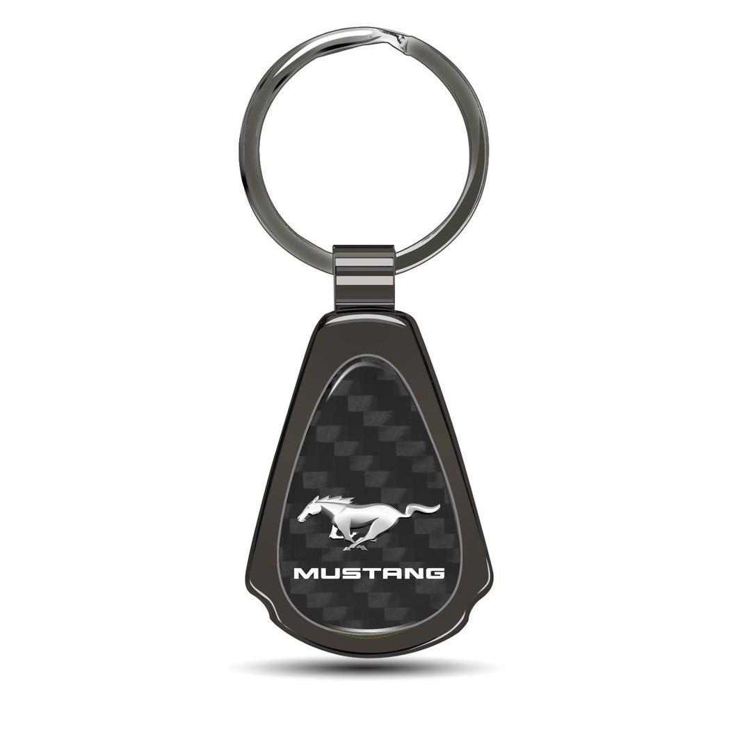 Ipick Image for Ford Mustang Real Black Carbon Fiber Gunmetal Black ...