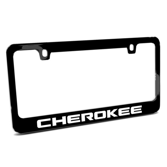 Ipick Image Made for Jeep Cherokee Black Metal License Plate - Etsy