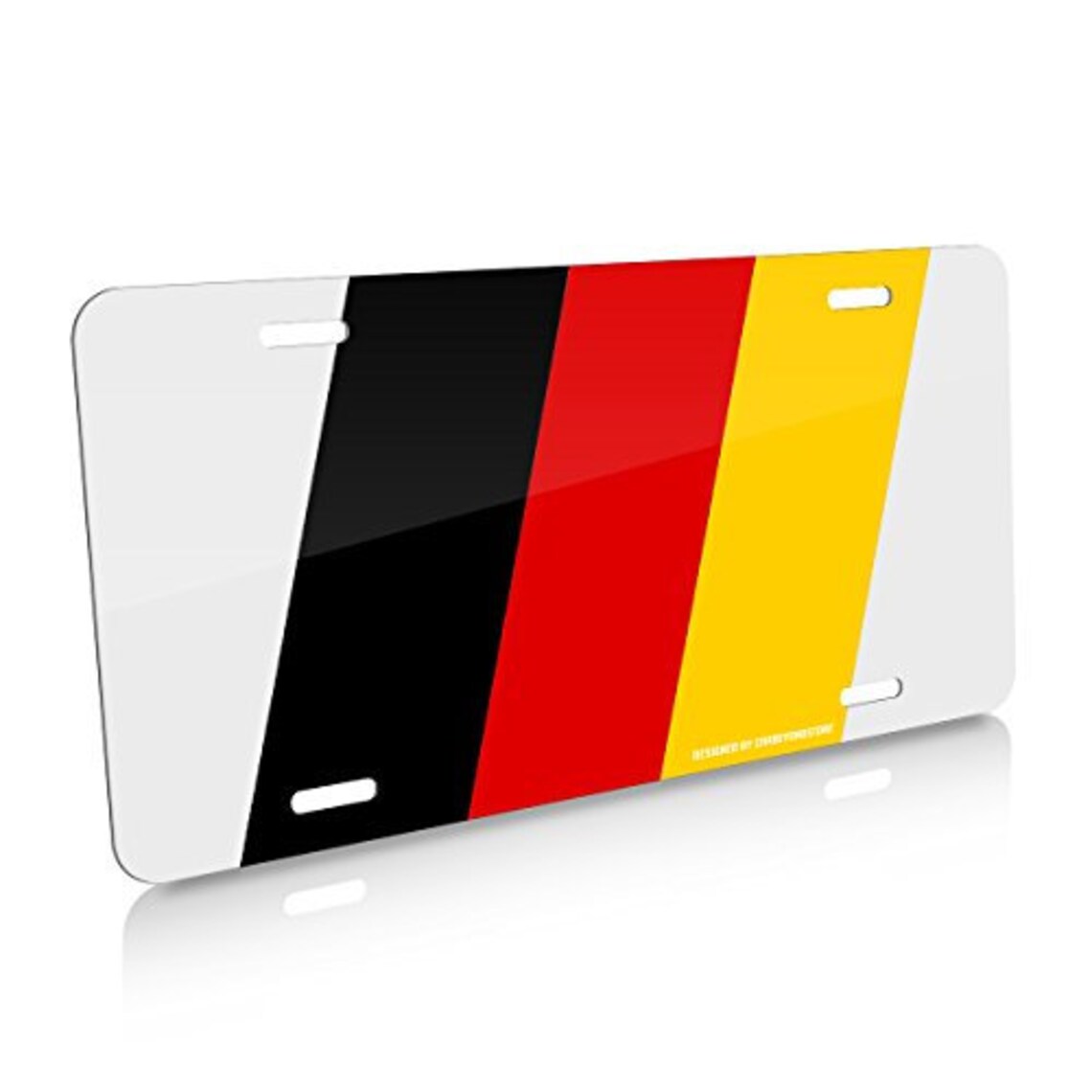 Carbeyondstore German Flag Racing Style Aluminum Auto License Plate - Etsy