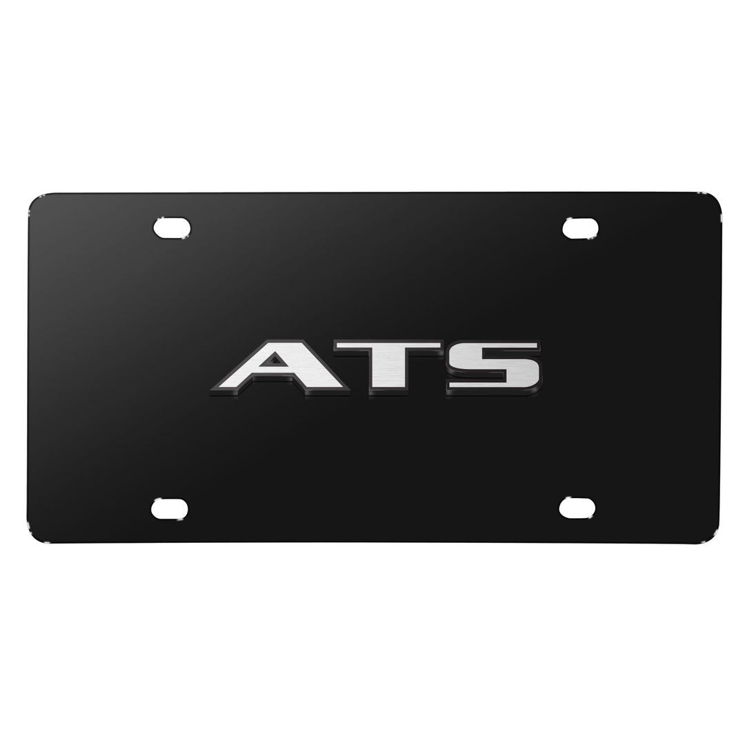 Ipick Image for Cadillac ATS 3D Logo Nameplate Black Stainless Steel ...