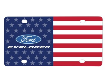 Ford Explorer License Plate - Etsy