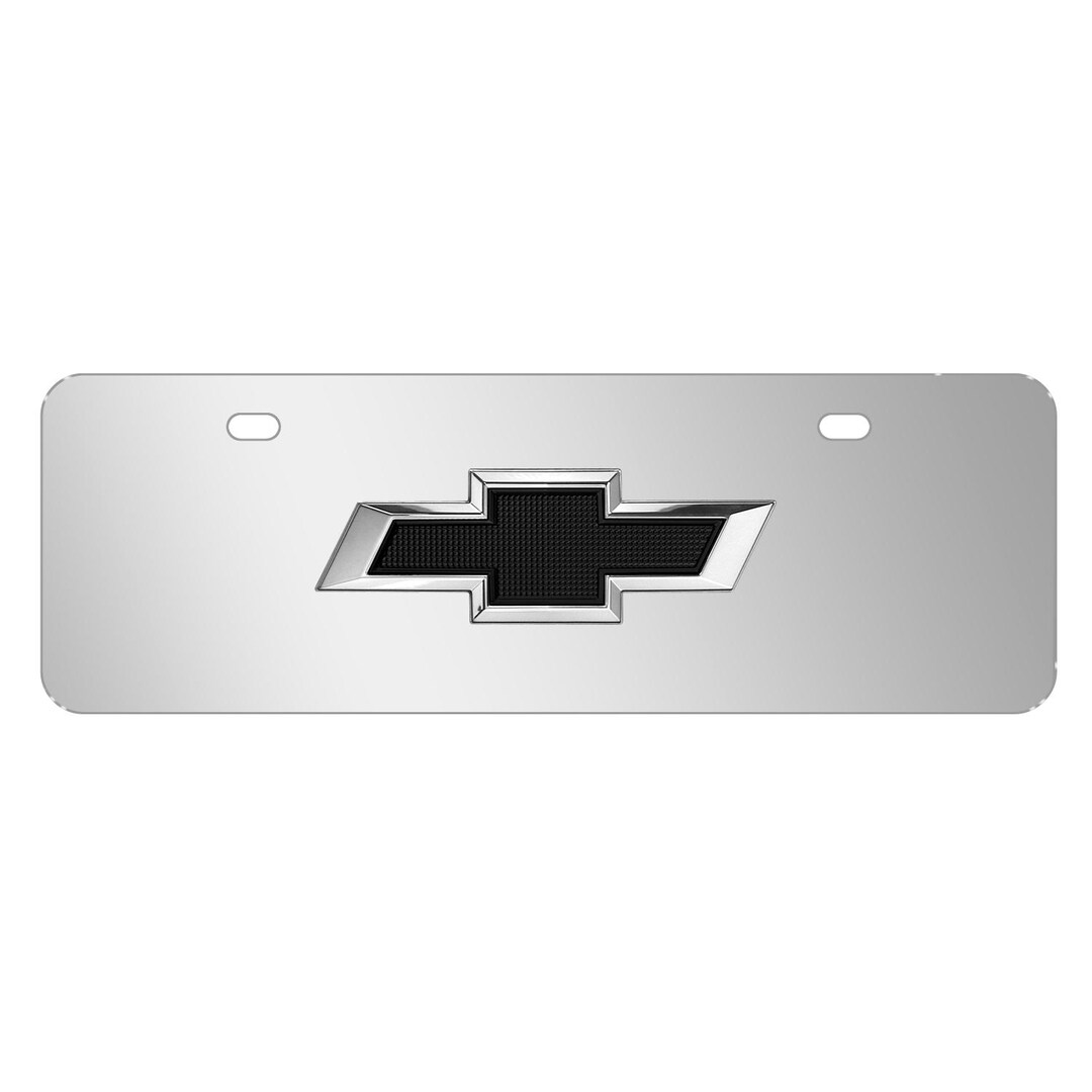 Ipick Image for Chevrolet Black 3D Logo 12" X 4.25" European Look ...