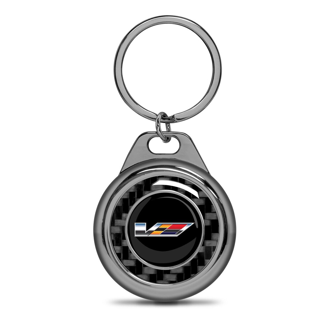 Ipick Image for Cadillac V Logo Real Black Carbon Fiber Gunmetal ...