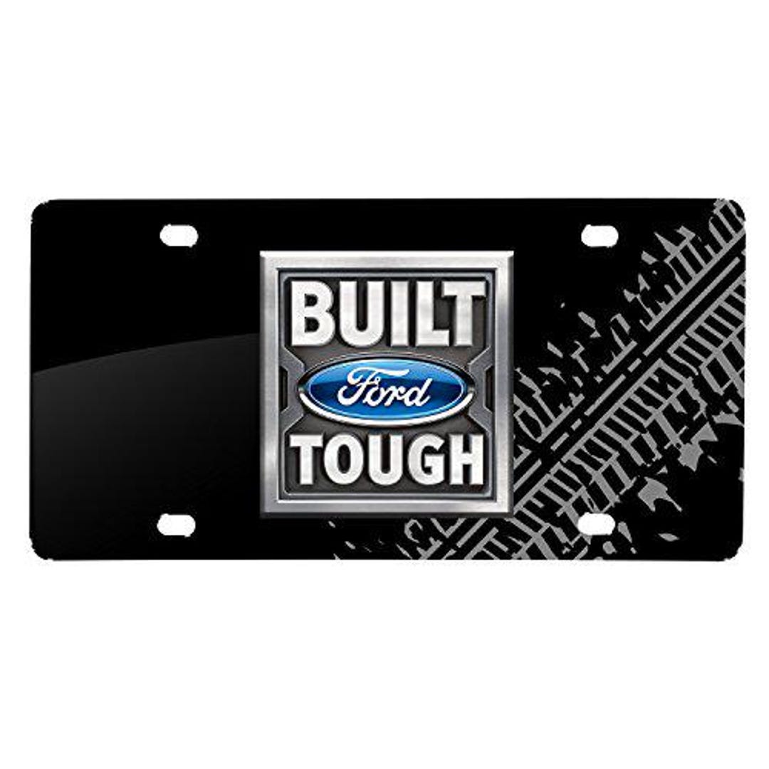 Ipick Image for Ford Built Ford Tough Tire Mark Graphic Black Acrylic ...