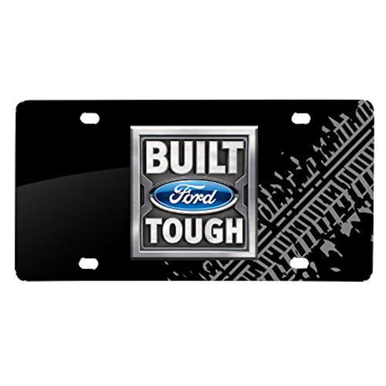 Ipick Image for Ford Built Ford Tough Tire Mark Graphic Black Acrylic ...