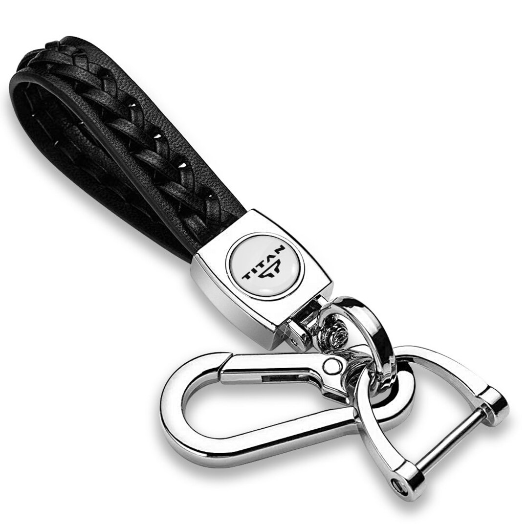 Ipick Image Made for Nissan Titan Logo in White Braided Rope Genuine ...