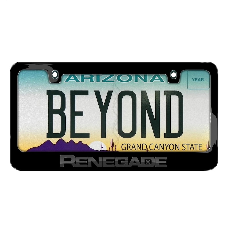 Ipick Image Made for Jeep Renegade in 3D Dark Gray Letters on Black ...