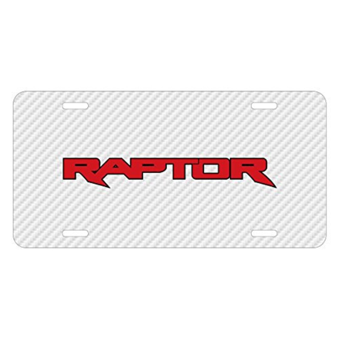 Ipick Image Made for Ford F-150 Raptor in Red White Carbon Fiber Look ...