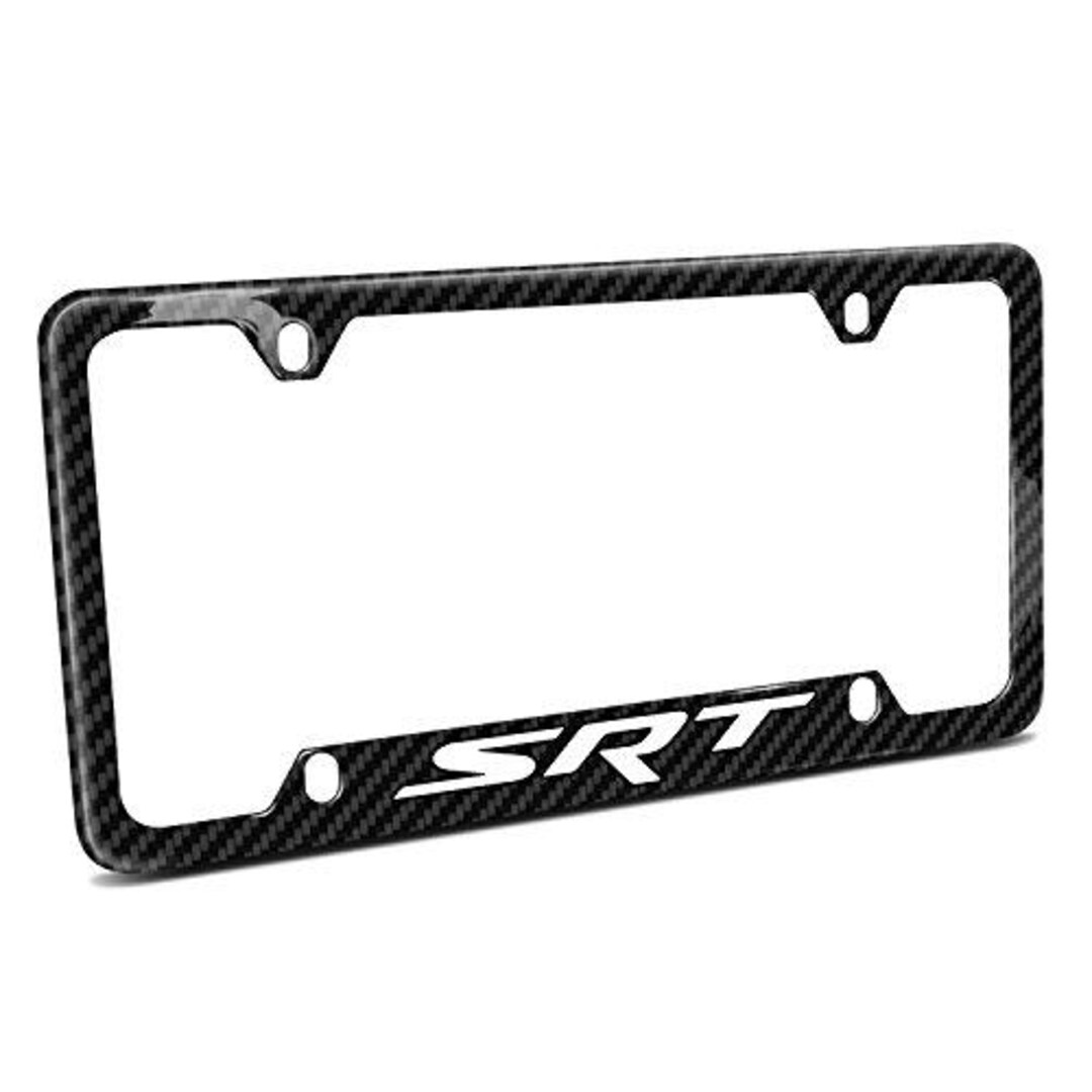 Ipick Image for SRT Logo Black Real Carbon Fiber 50 States License ...