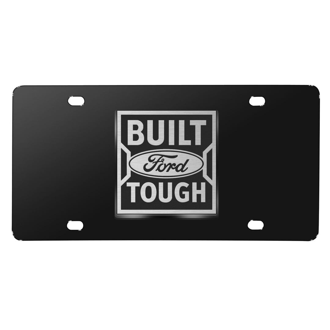 Ipick Image Made for Ford Built Ford Tough 3D Logo Black Stainless ...