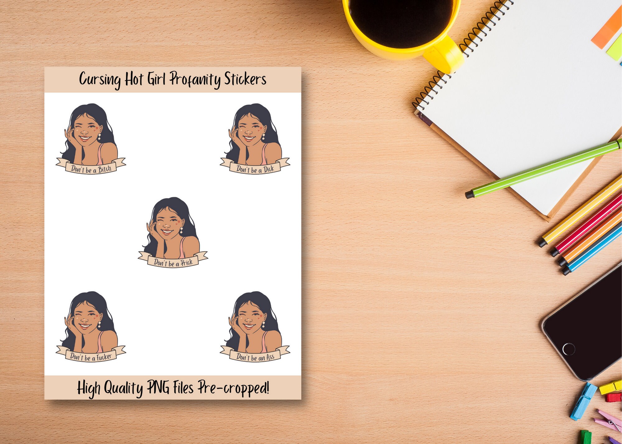 Digital Art & Collectibles Drawing & Illustration Cute Cursing Animals ...