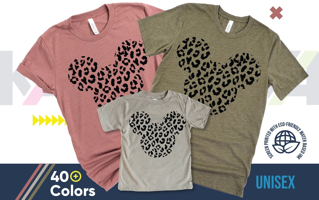 Mickey Leopard Pattern, Mickey Matching Leopard Pattern Shirt, Animal ...