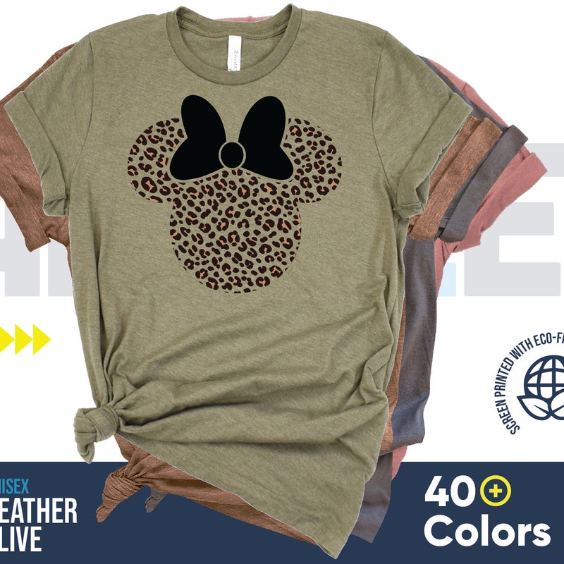 Leopard Minnie Mouse - Etsy