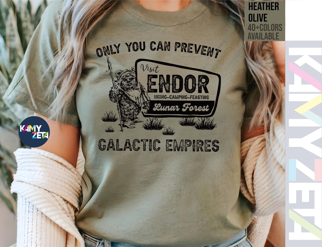 Ewok Endor National Park Shirt – Disney Star Wars Comfort Colors Tee ...