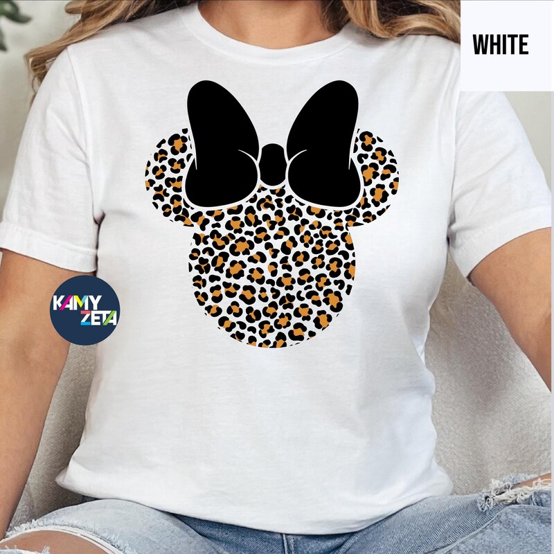 Leopard Minnie Mouse - Etsy