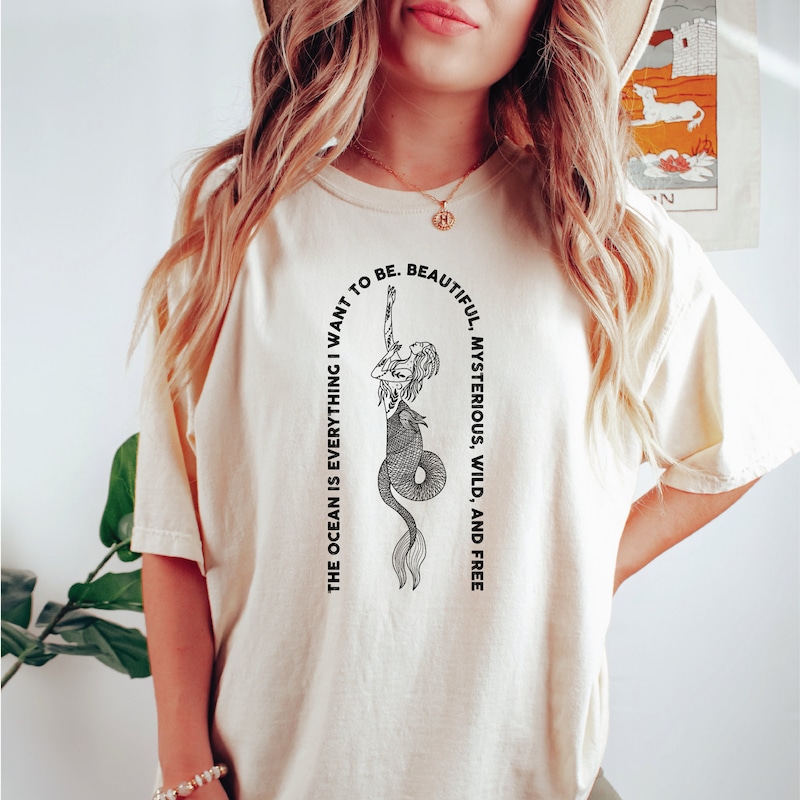 Mermaid Tee - Etsy