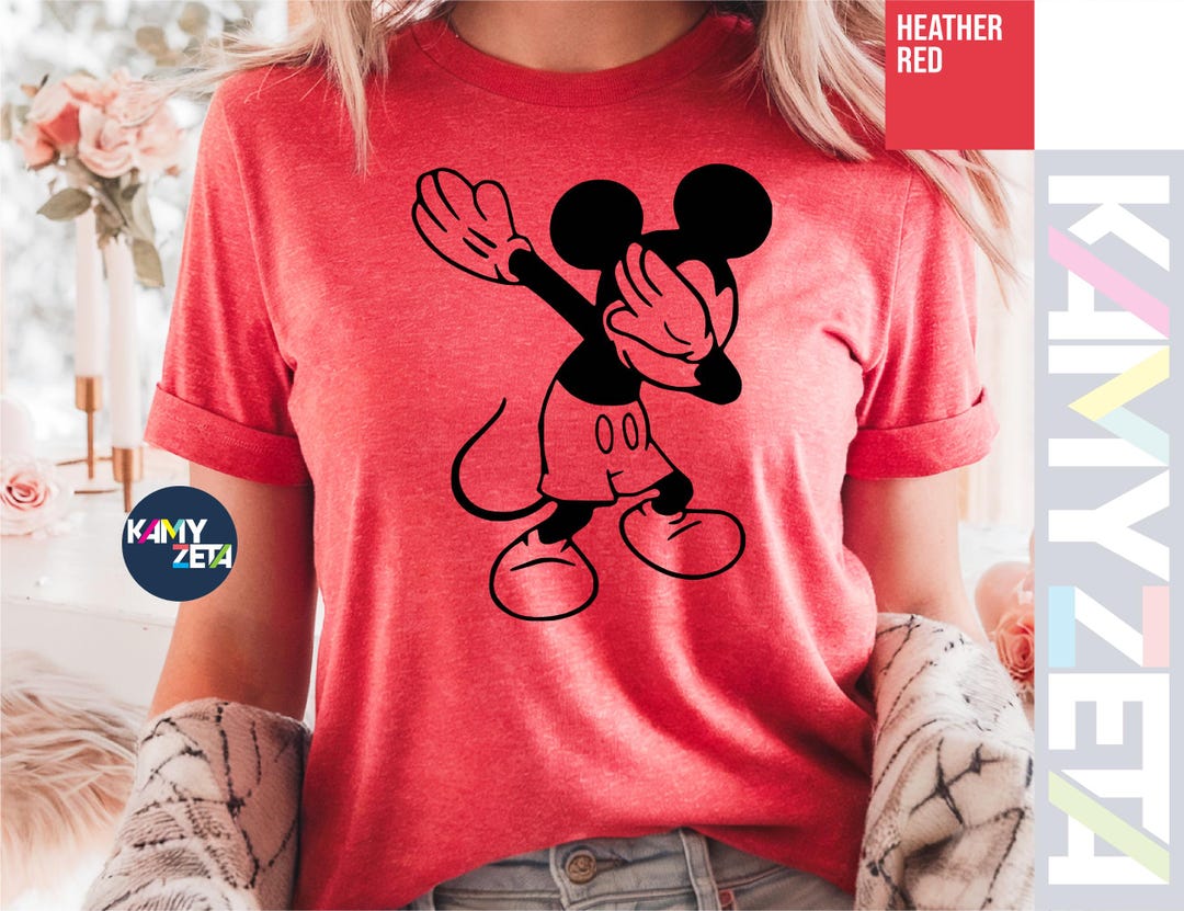Disney Mickey Dabbing Shirt, Funny Disney Dab T-shirt, Family Matching ...