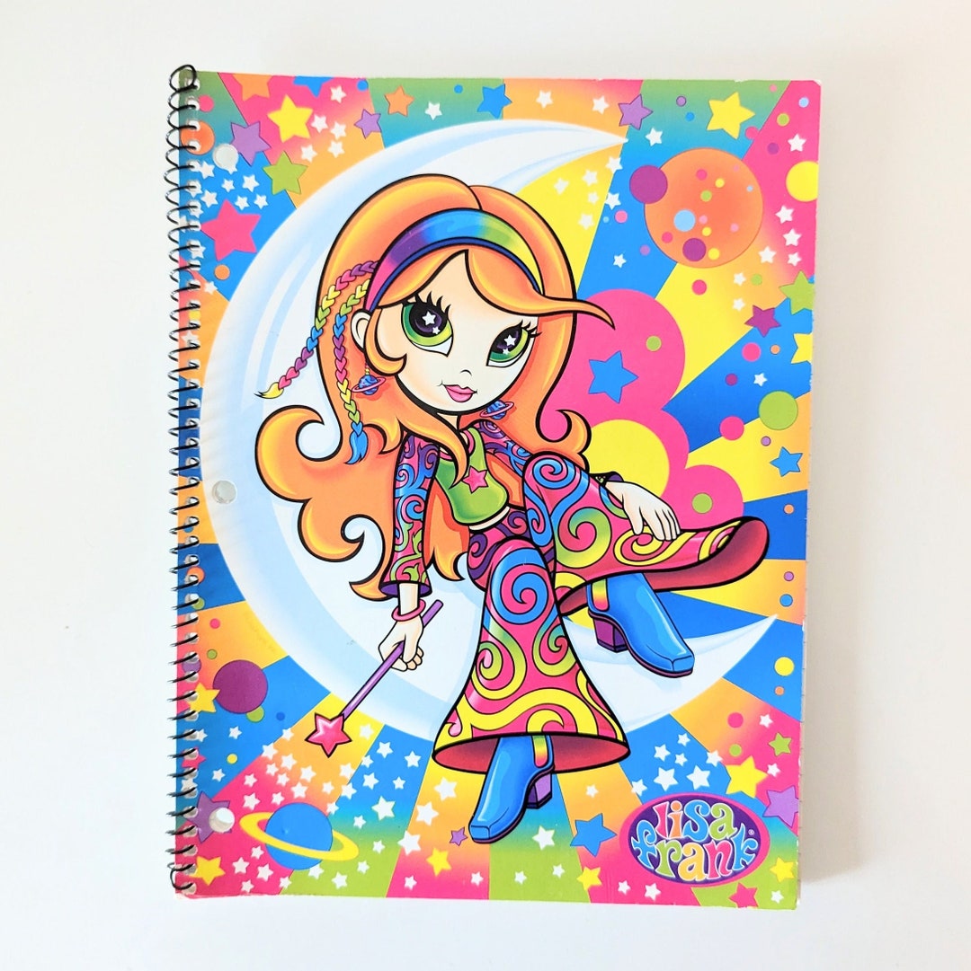 Lisa Frank Star Spiral Notebook, Y2K Nostalgia - Etsy