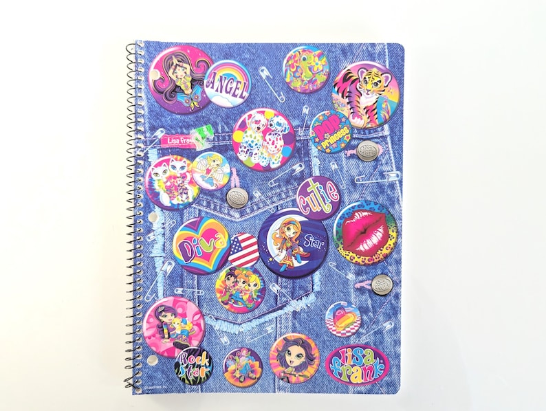 Lisa Frank Spiral Notebook, Y2K School Supplies - Etsy