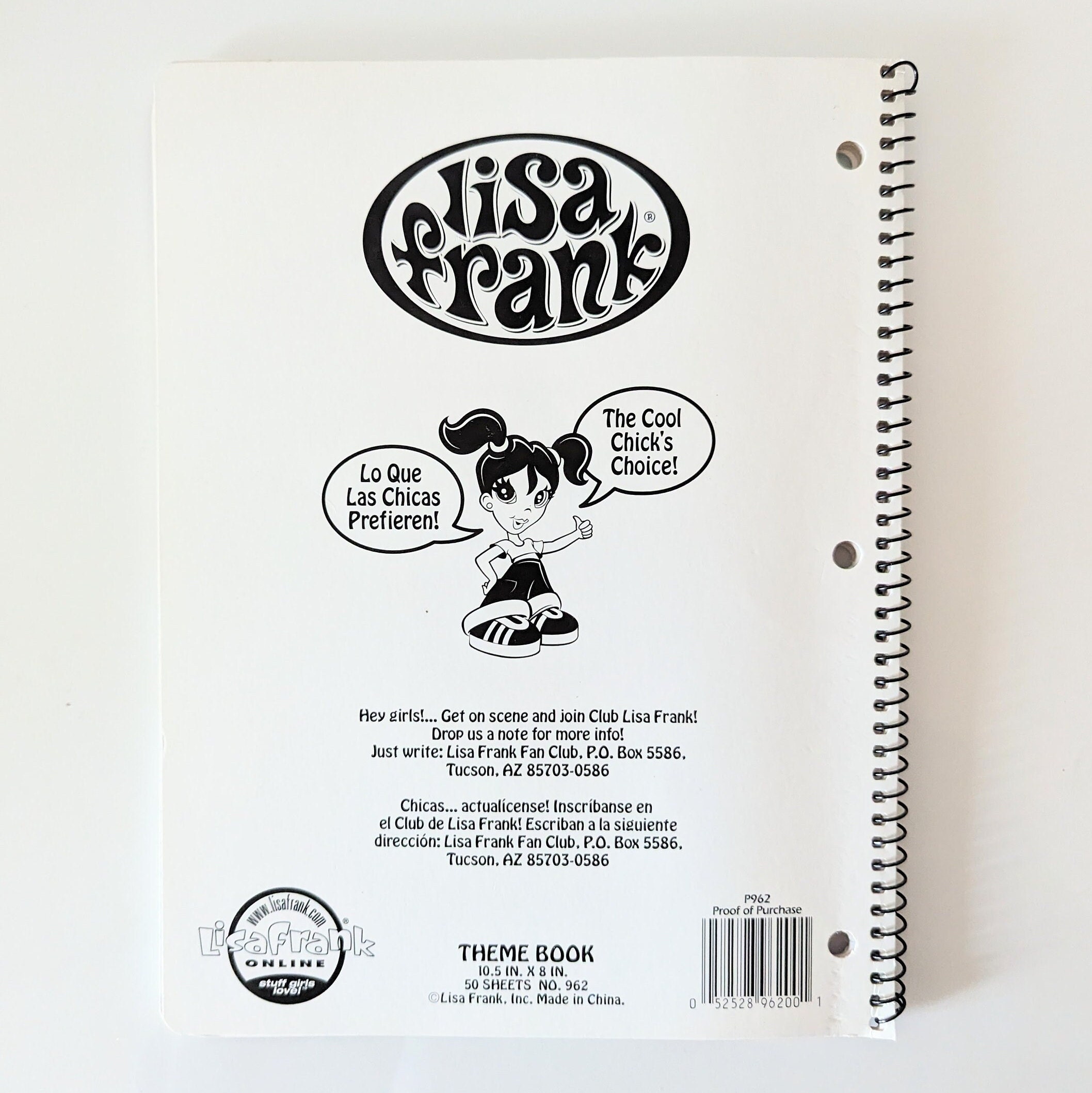 Lisa Frank Angel Spiral Notebook Y2K Nostalgia - Etsy