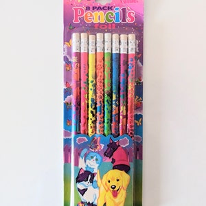 Choice of Lisa Frank Pencils, 8 per Pack, 90's Nostalgia - Etsy