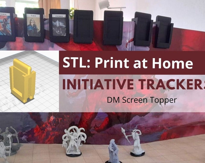 STL for Dnd Initiative Trackers for DM Screen - 3D File Only - Etsy