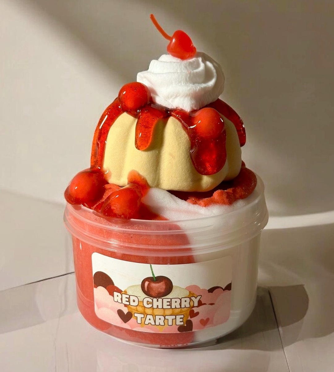 Red Cherry Tarte-DIY Clay Slime Icee Slime - Etsy.de