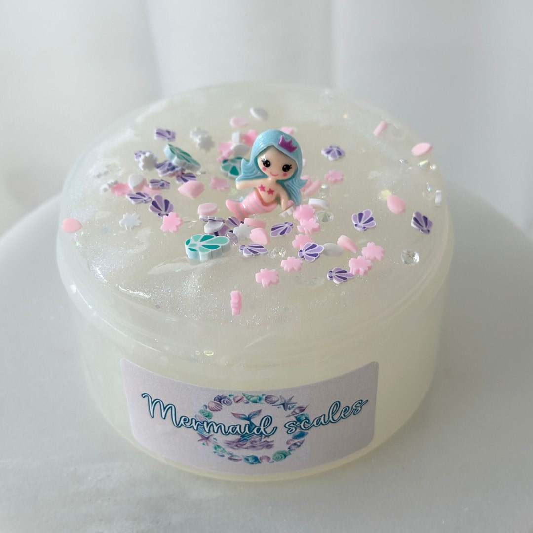 Mermaid Scales Jelly Slime Glitter Slime - Etsy