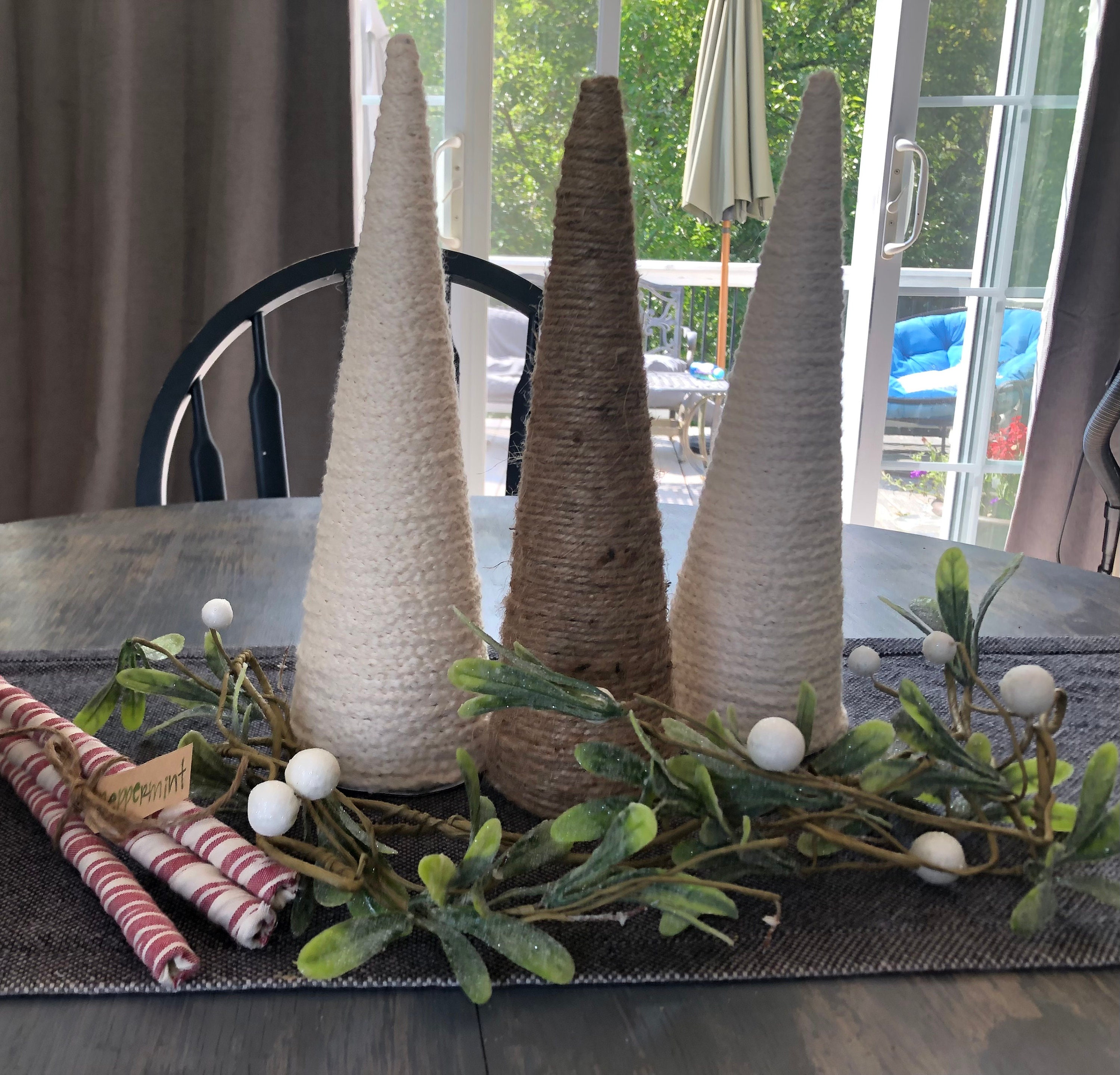 Neutral Tree Decor. French Country. Set of 3 - Etsy