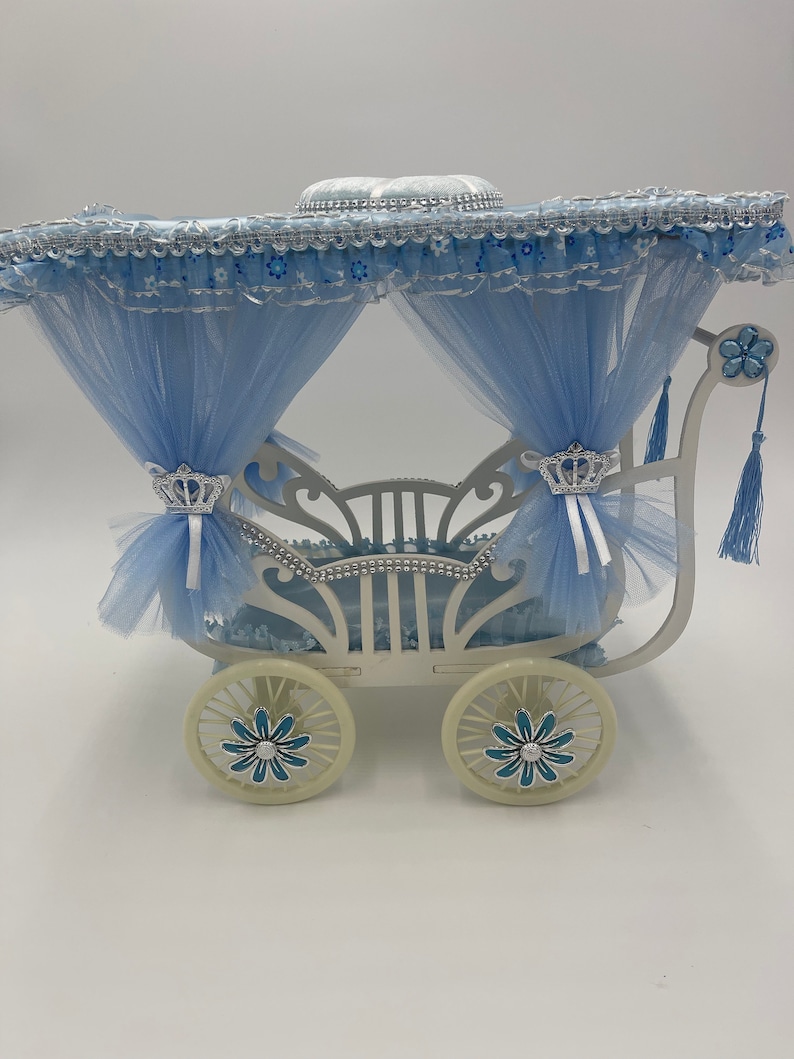 Baby Carriage, Nursery Decor, Baby Shower Centerpiece, Vintage Baby ...