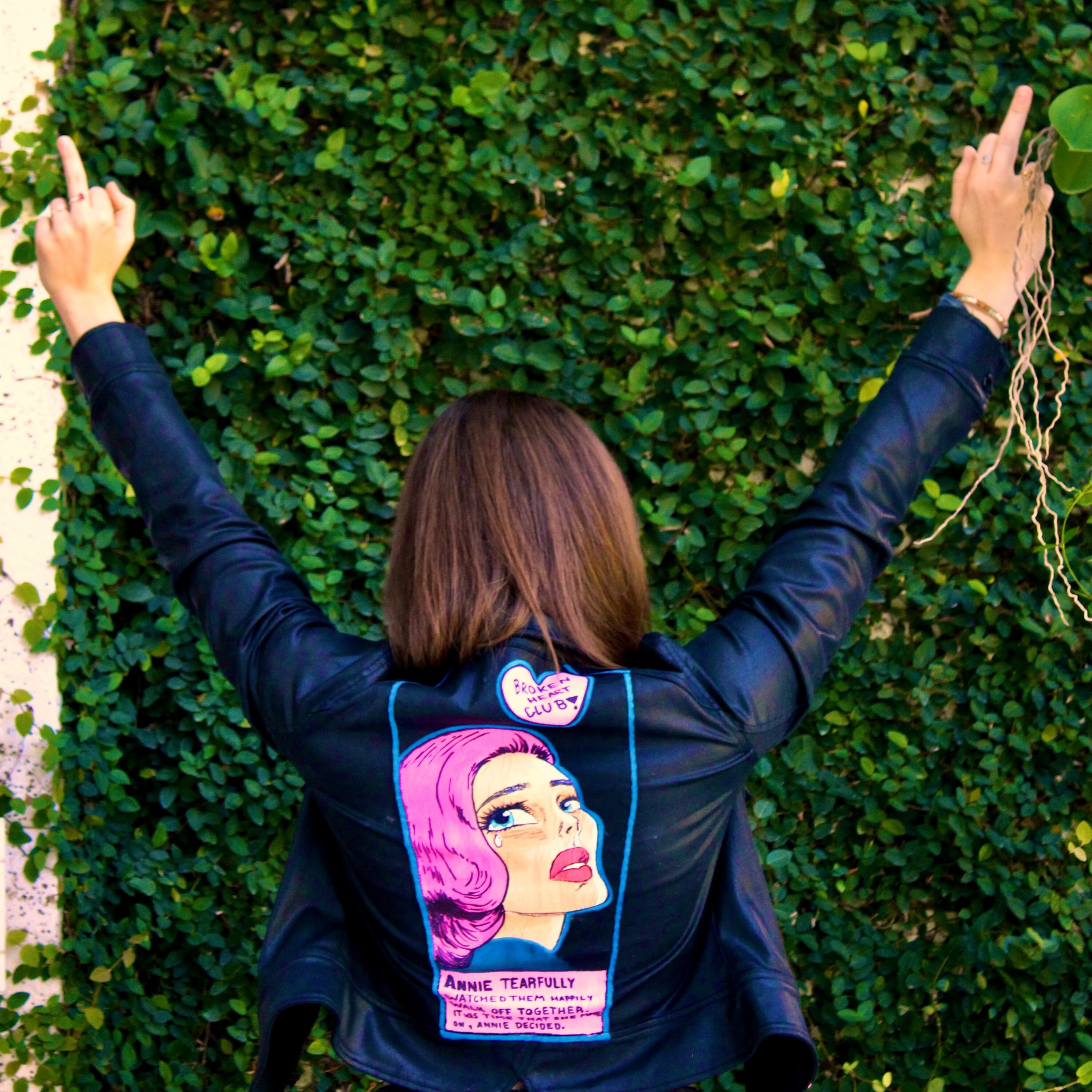 Broken Heart Club Leather Jacket - Etsy