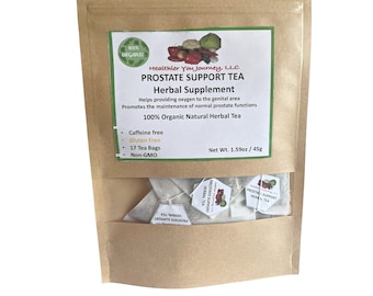 Prostate Herbal Tea Urinary Tract Control Men's Health Tea 100% Natural ...