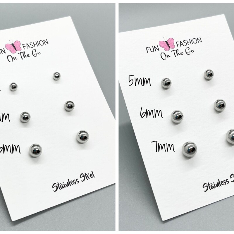 Surgical Steel Studs - Etsy