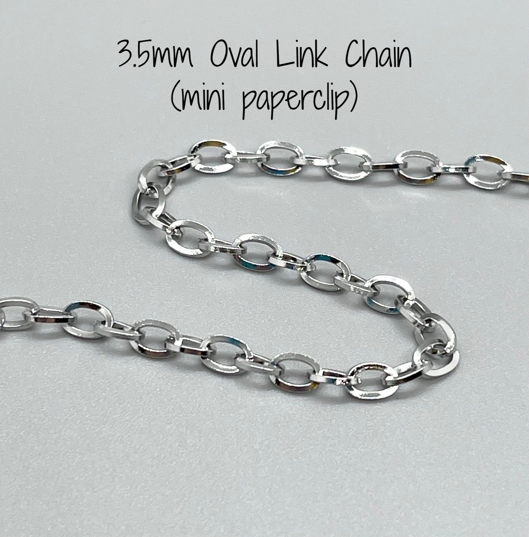 Stainless Steel Chain Bracelet Stack No Tarnish Waterproof Silver ...