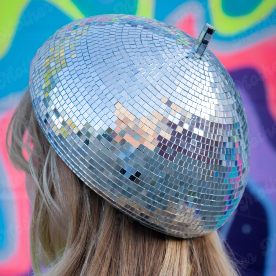 Disco Ball Beret Mirrorball Hat Disco Hat Disco Festival Party Hat ...