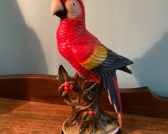 Ceramic Parrot - Etsy
