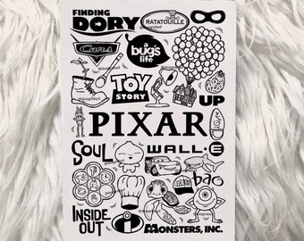 Pixar Print - Etsy UK