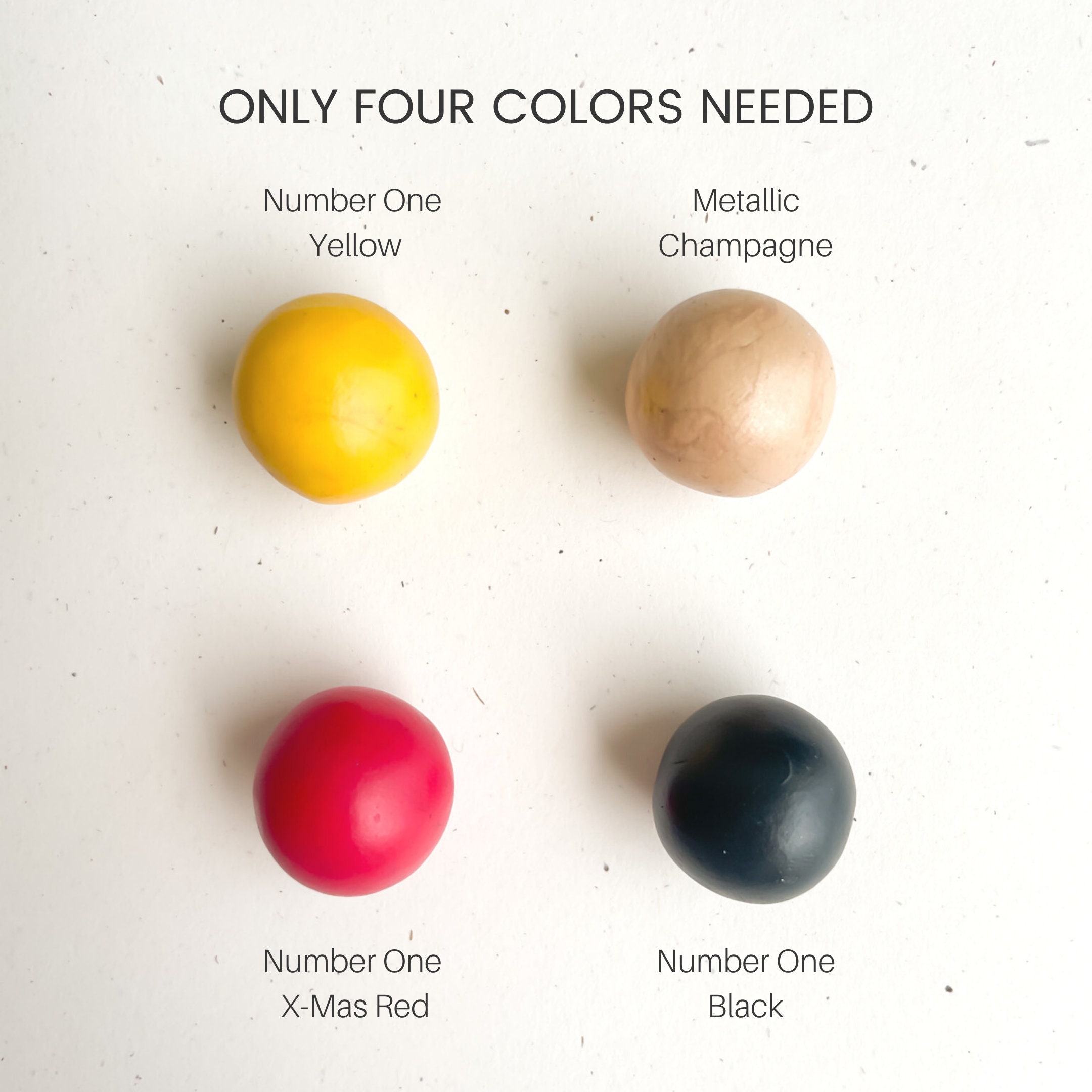 Polymer Clay Color Guide Burnt Red Color Recipes Cernit DIY - Etsy