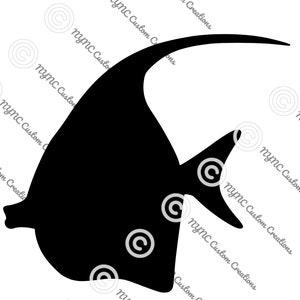 Angel Fish SVG - Etsy